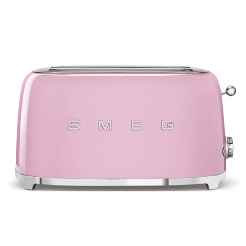 Smeg Retro Style 4 Slice Toaster Extra Wide - Pastel Pink - Brisbane ...