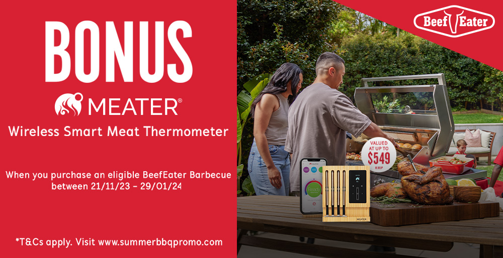 BeefEater Integrated 6 Burner BBQ and Hood - Brisbane Appliance Sales - DA